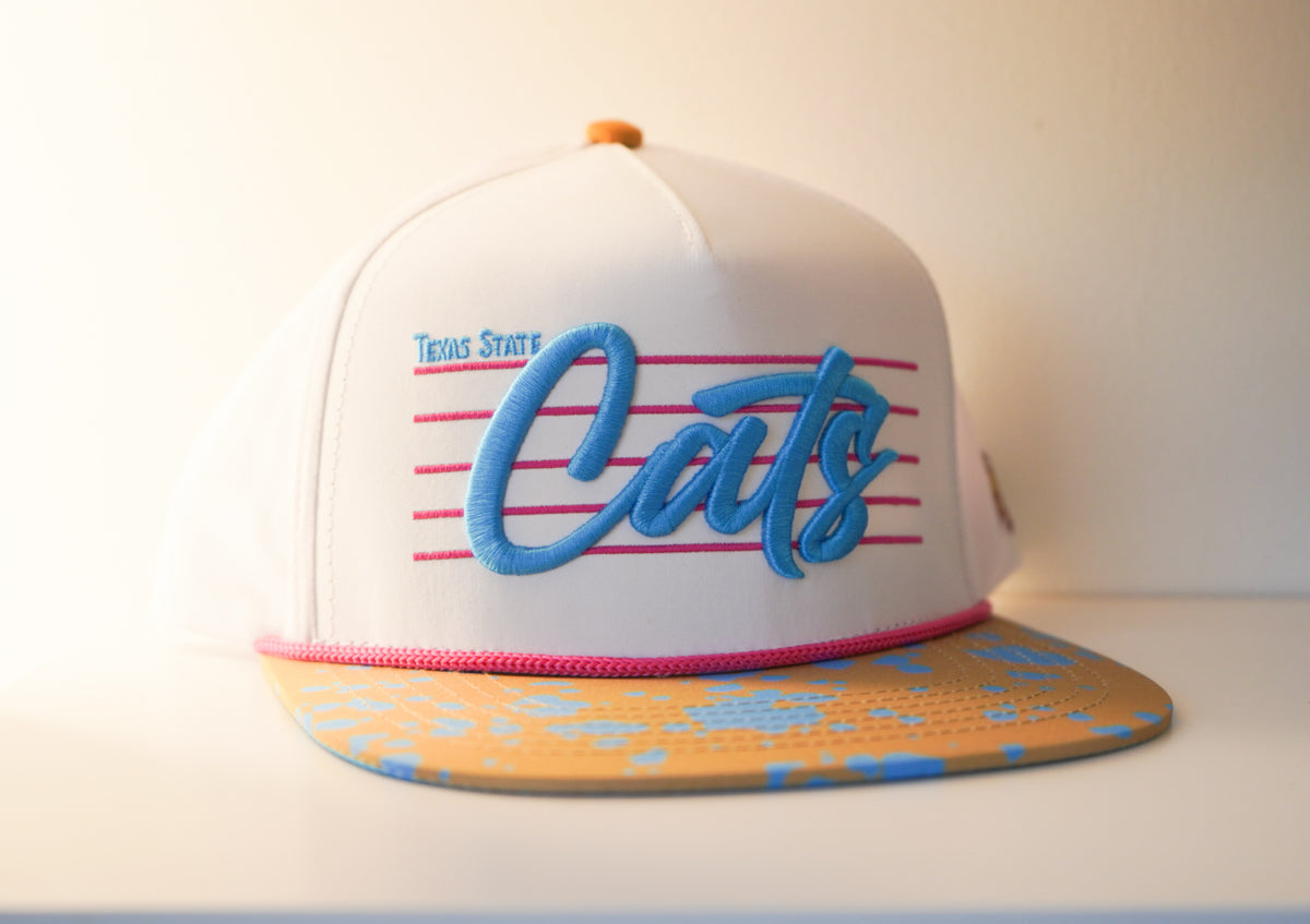 TXST WHITE CATS W/ DRIP – Staunch Traditional Outfitters